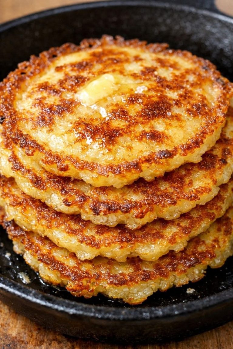 Golden Crispy Southern Grit Cakes Recipe (Cast Iron Style) – Lets Cook